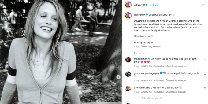 Georgina Cooper mit nur 46 Jahren gestorben | Nau.ch