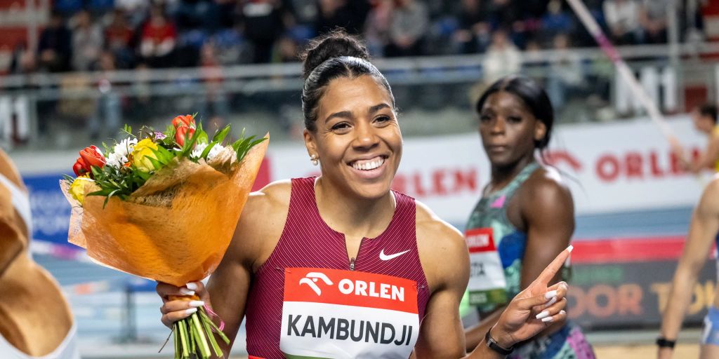 Mujinga Kambundji siegt beim 60m-Sprint im polnischen Torun