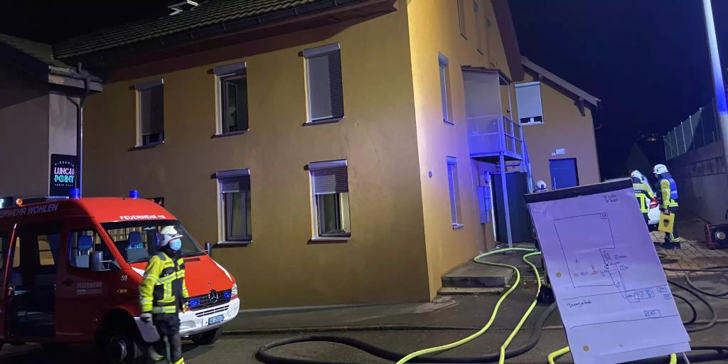 Wohlen AG: Erhitzen von Öl verursacht Brand