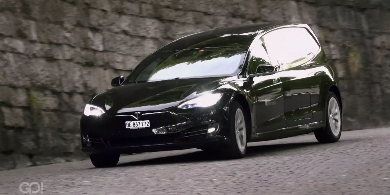 Der Tesla Leichenwagen: lautlos auf letzter Fahrt | Nau.ch