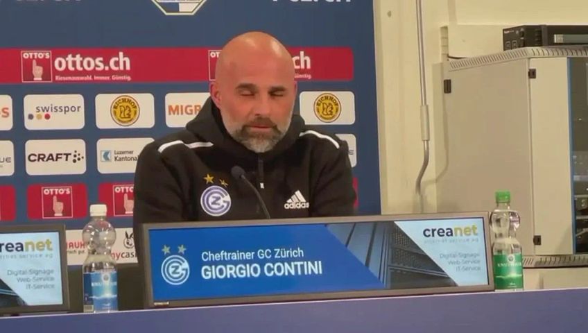 GC: Das sagt Trainer Giorgio Contini nach dem 0:1 gegen Luzern