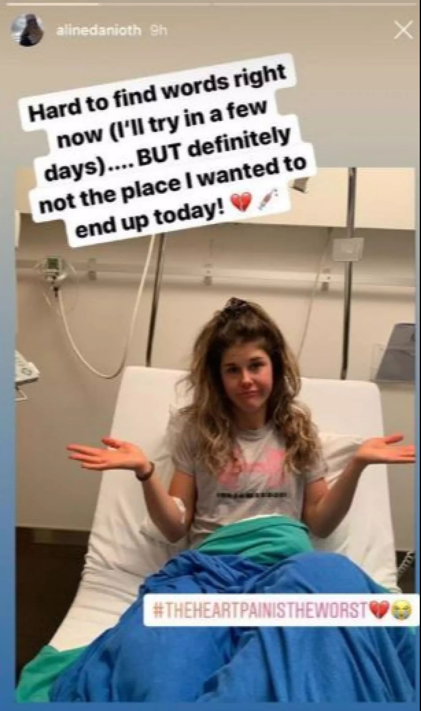 Aline Danioth meldet sich nach Kreuzbandriss aus dem Spital | Nau.ch