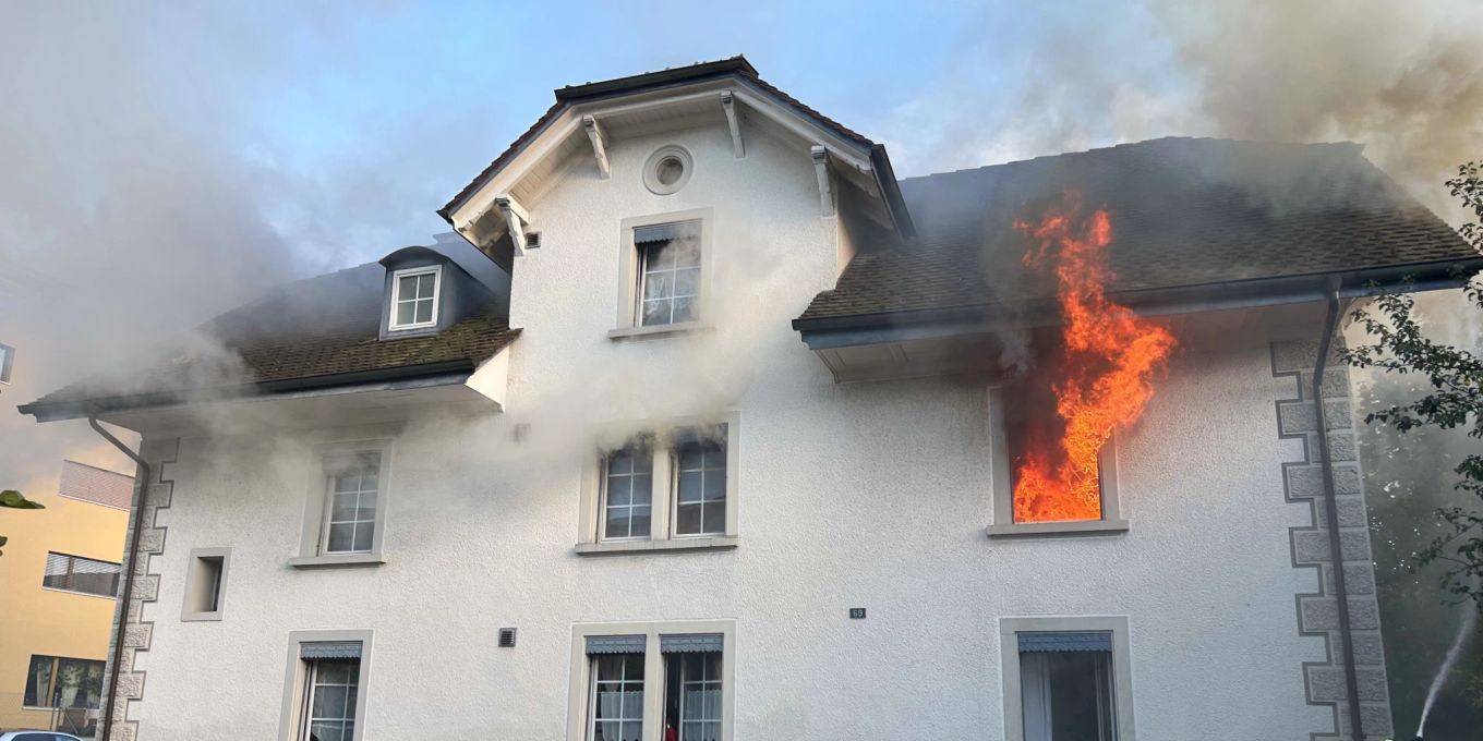 Menziken AG: Wohnhaus nach Brand nicht mehr bewohnbar | Nau.ch