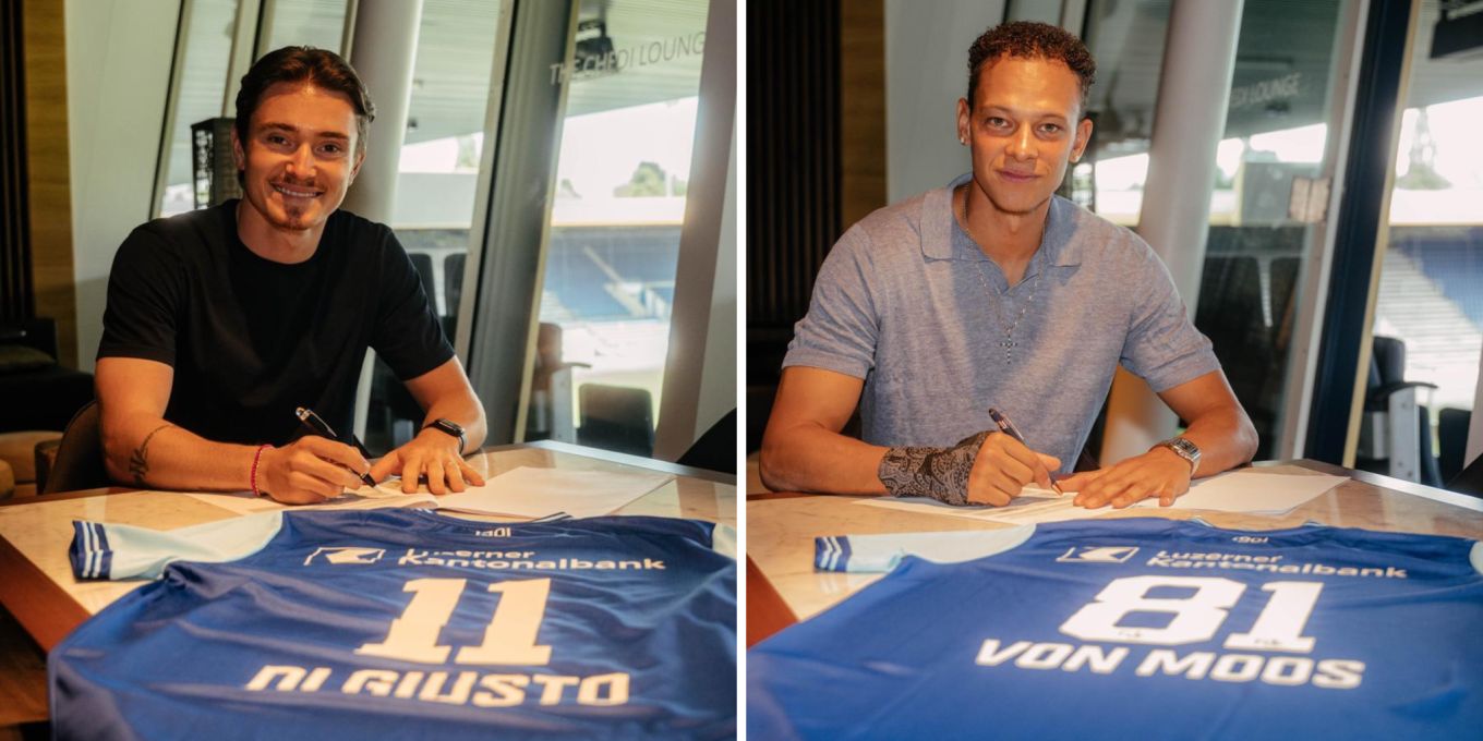 FC Luzern verpflichtet Matteo Di Giusto und Julian von Moos | Nau.ch