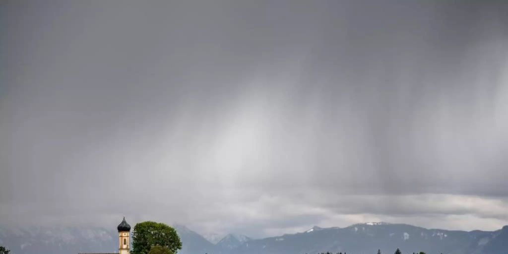 Regen bringt Entspannung für ausgetrocknete Natur