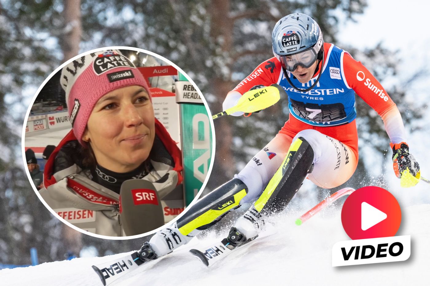 Nach Sturz: Wendy Holdener zeigt Mega-Delle an Renn-Ski | Nau.ch
