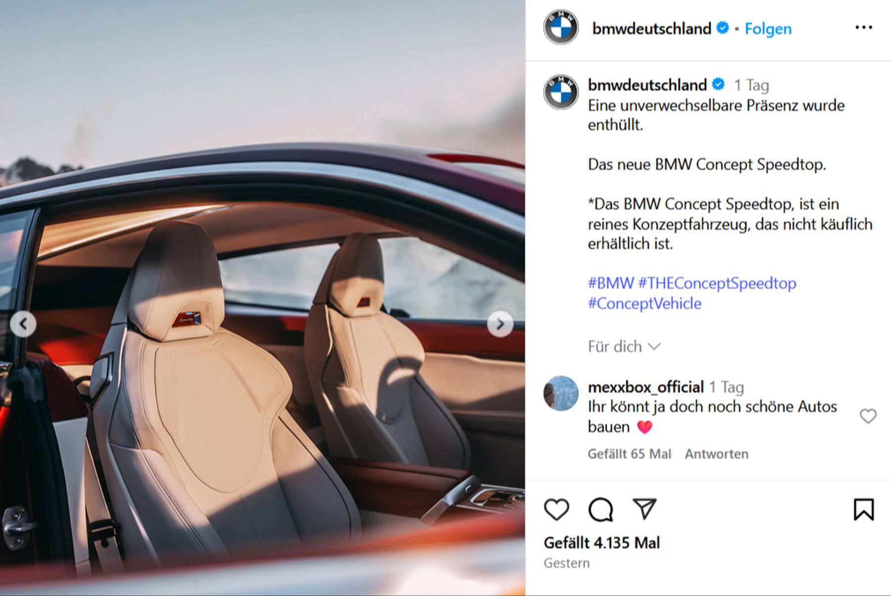 BMW Concept Speedtop geht in Serie | Nau.ch