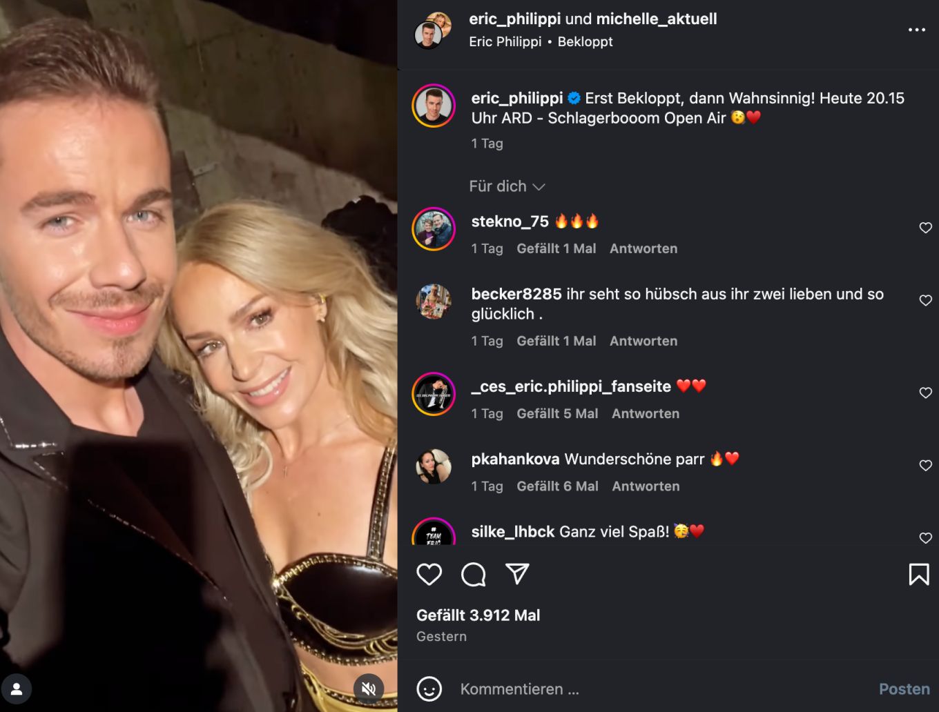 Haben sich Eric Philippi und Michelle getrennt? | Nau.ch