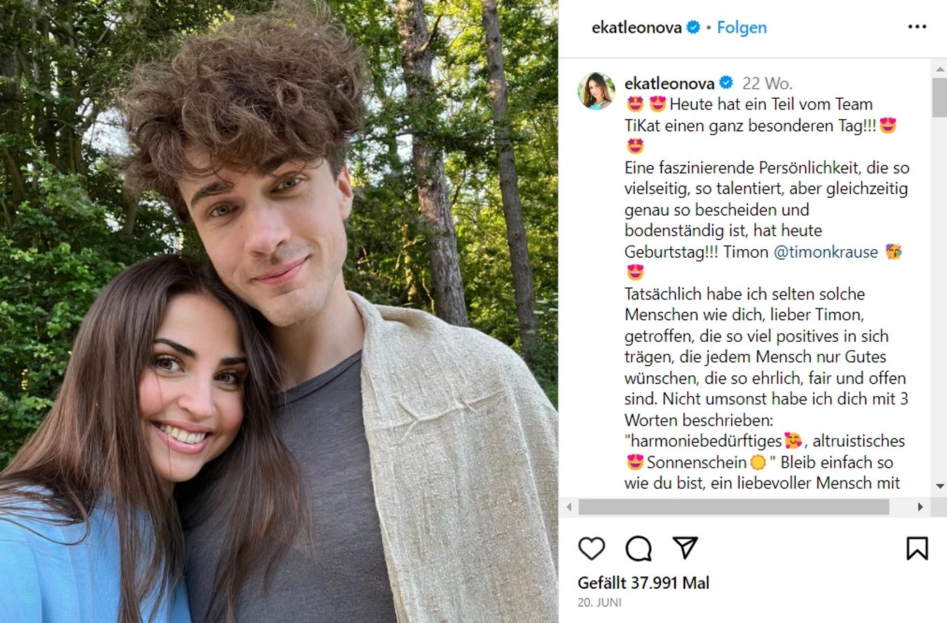 «Let's Dance»: Ekaterina und Timon haben sich getrennt | Nau.ch