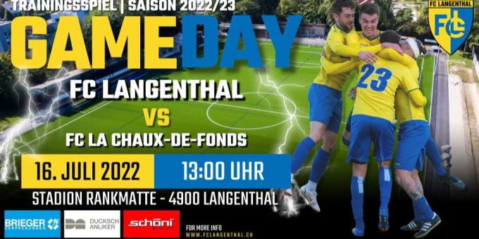 FC Langenthal trägt Testspiel gegen La Chaux-de-Fonds aus | Nau.ch