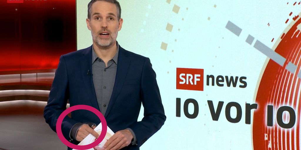 SRF-Moderator Arthur Honegger hat sich das Handgelenk gebrochen