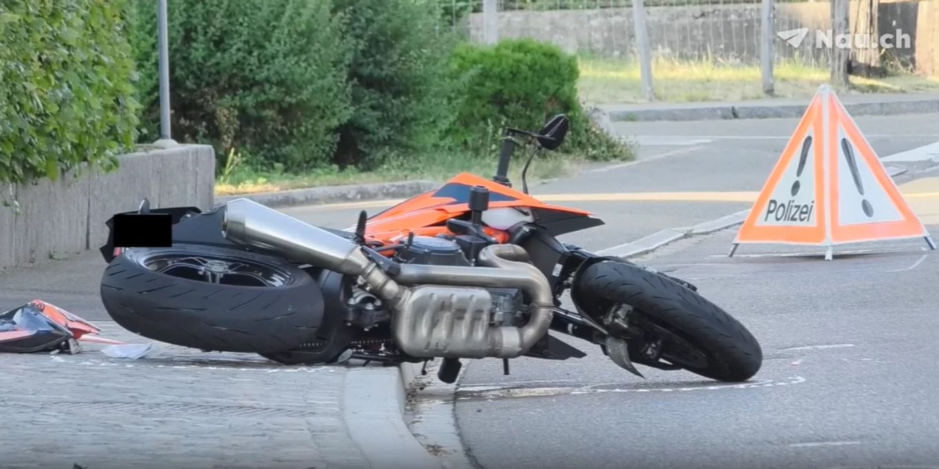 39-jähriger Motorradfahrer bei Kollision mit Auto schwer verletzt | Nau.ch