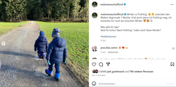 Melanie Oesch teilt seltene Bilder ihrer beiden Söhne | Nau.ch