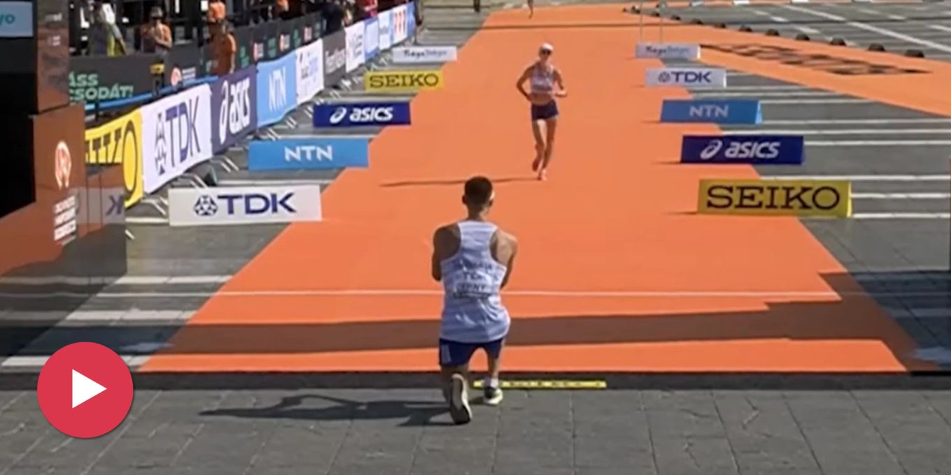 Leichtathletik-WM: Geher macht Freundin Heiratsantrag auf Ziellinie ...