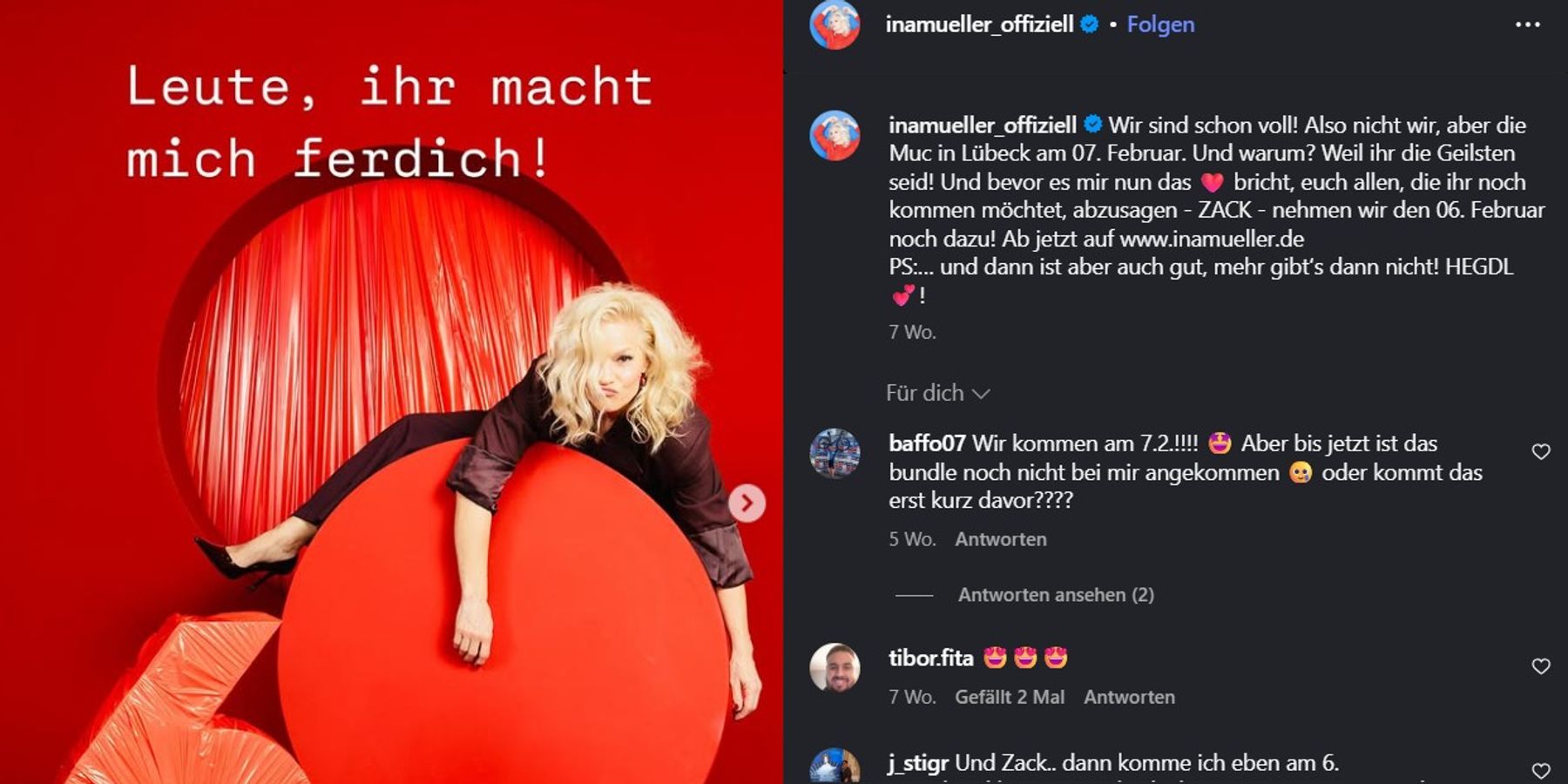 Ina Müller feiert 60. Geburtstag | Nau.ch