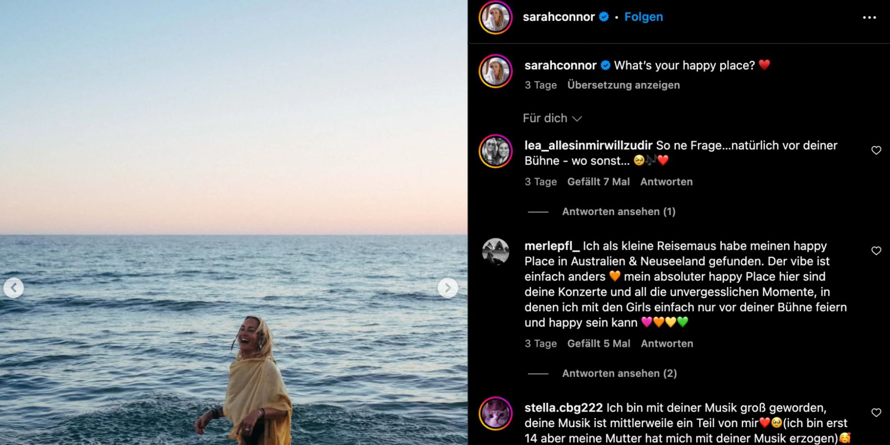 Sarah Connor lebt jetzt an der Côte d'Azur | Nau.ch