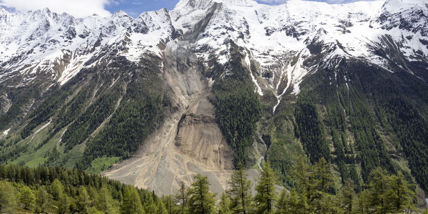Birchgletscher oberhalb von Blatten VS war schon länger in Bewegung ...