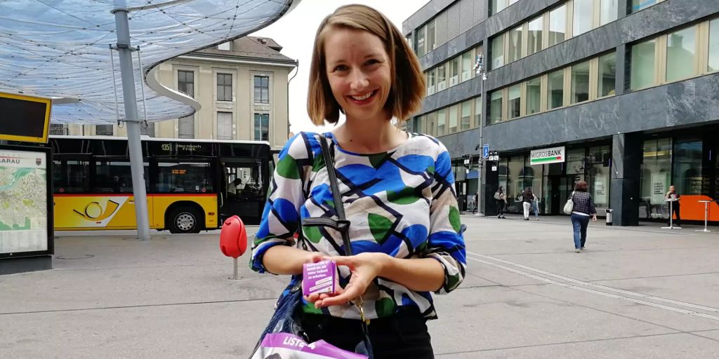 CVP: Christina Bachmann-Roth verteilt auch noch Kondome