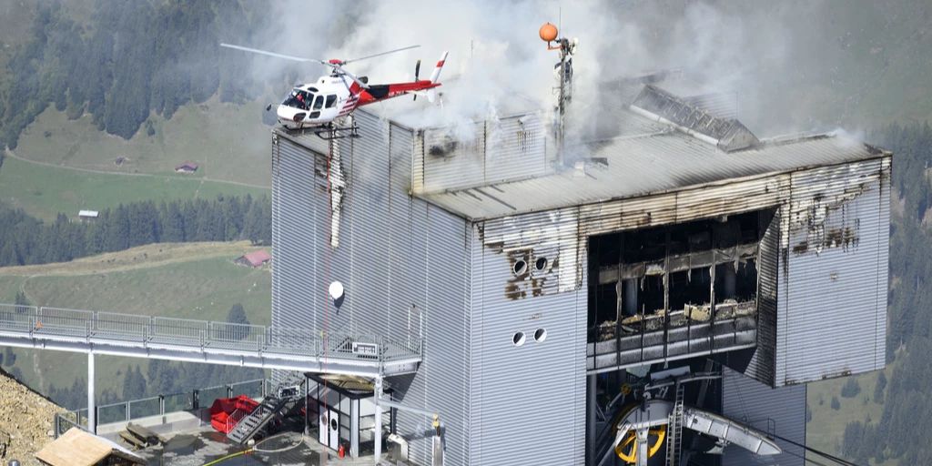 Brand in Glacier 3000: Restaurant soll wieder aufgebaut werden