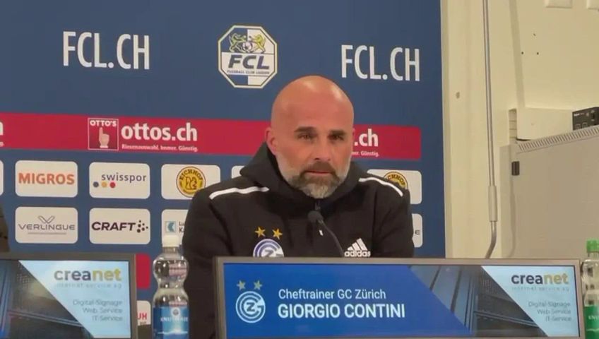 GC: Das sagt Trainer Giorgio Contini nach dem 0:1 gegen Luzern