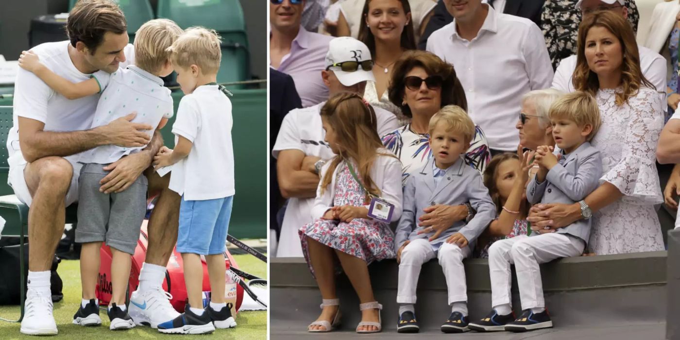 Roger Federer: Zwillinge (11) überraschen in Shanghai | Nau.ch