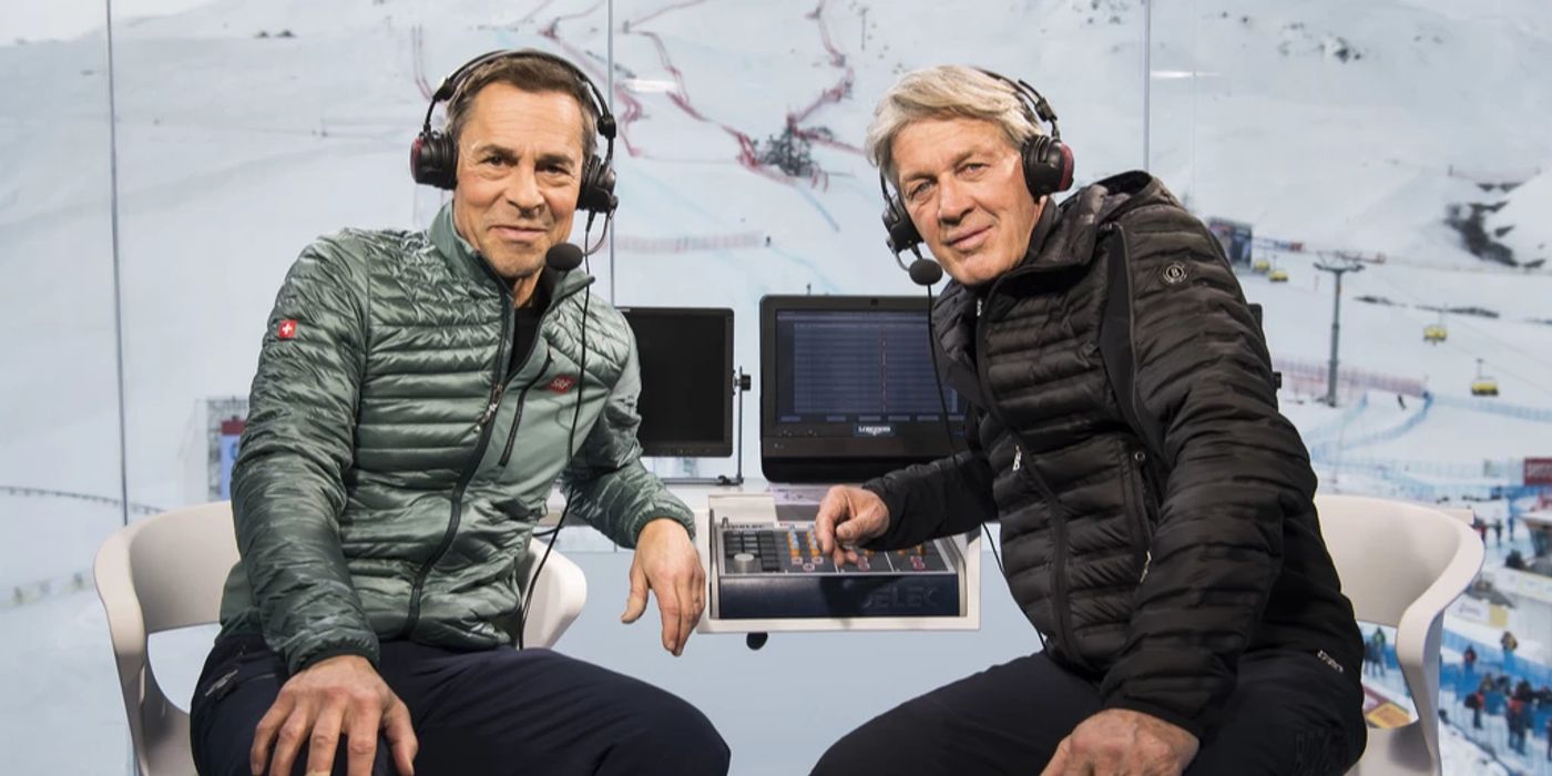 So sieht es aus, wenn Bernhard Russi (77) heute Skirennen fährt | Nau.ch
