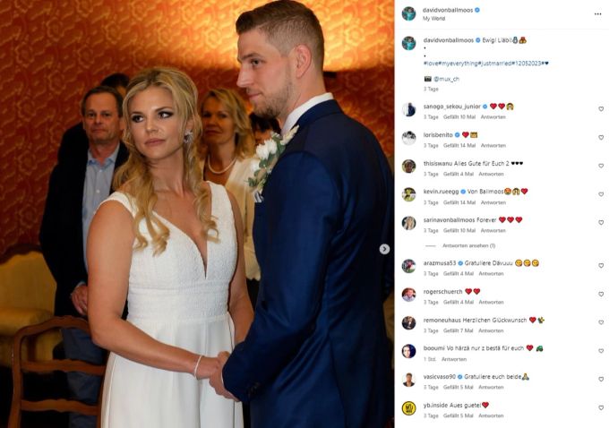 YB: Goalie David von Ballmoos hat seine Sarina geheiratet | Nau.ch