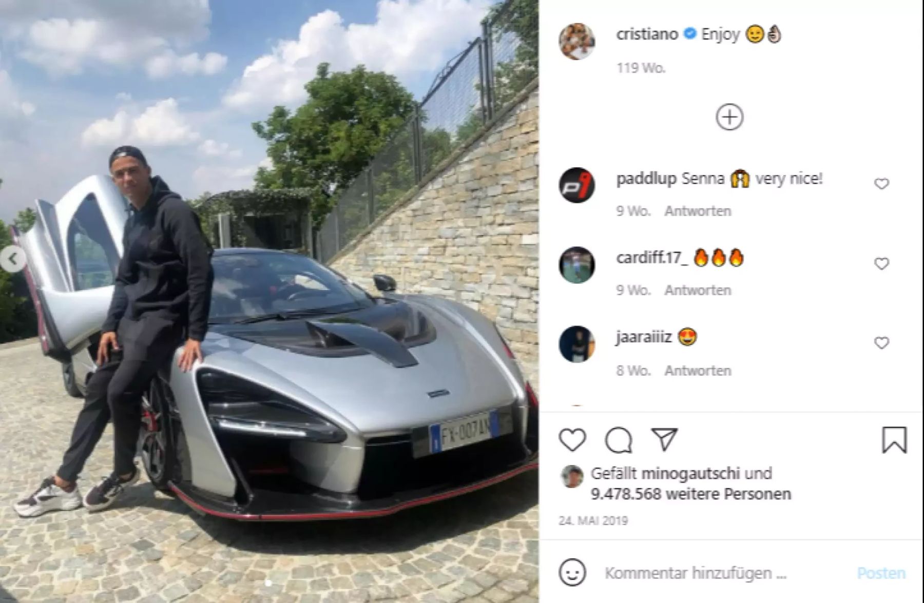 CR7: Eine Spritztour durch Cristiano Ronaldos Garage | Nau.ch