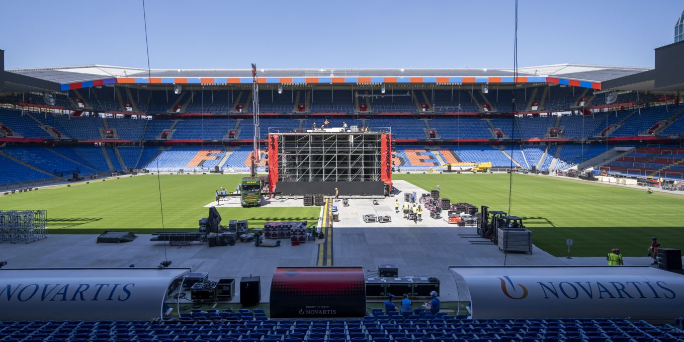 Arena Plus für den ESC in Basel steht kurz vor der Fertigstellung | Nau.ch