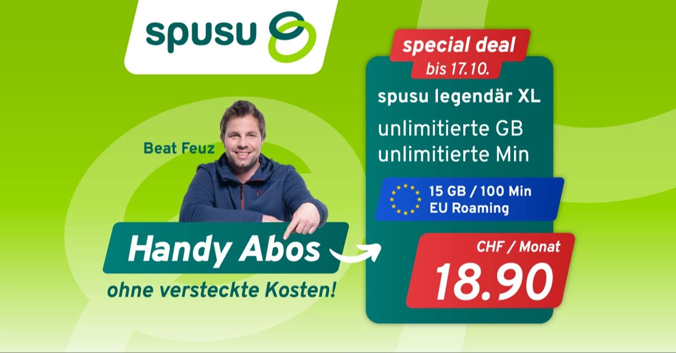 spusu bringt günstige Handy-Abos in die Schweiz | Nau.ch