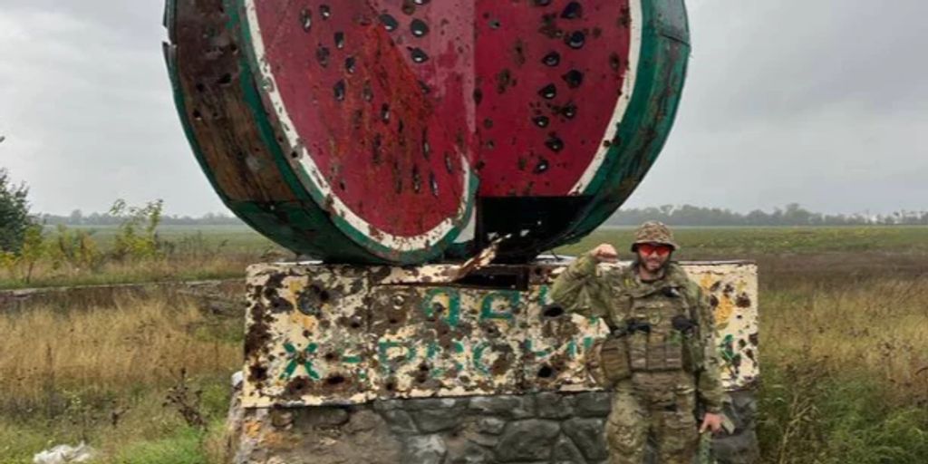 Ukrainischer Vormarsch auf Cherson – Wassermelone als Siegessymbol