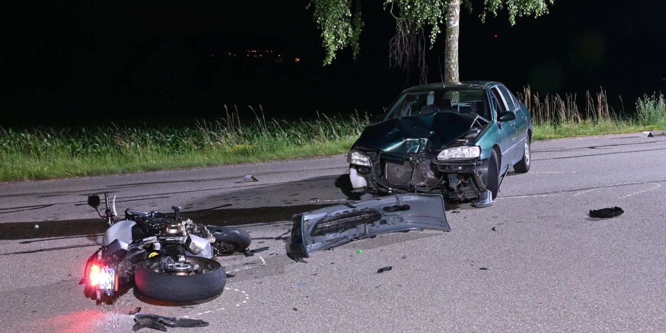 Riet ZH: Motorradfahrer (29) bei Kollision schwer verletzt | Nau.ch