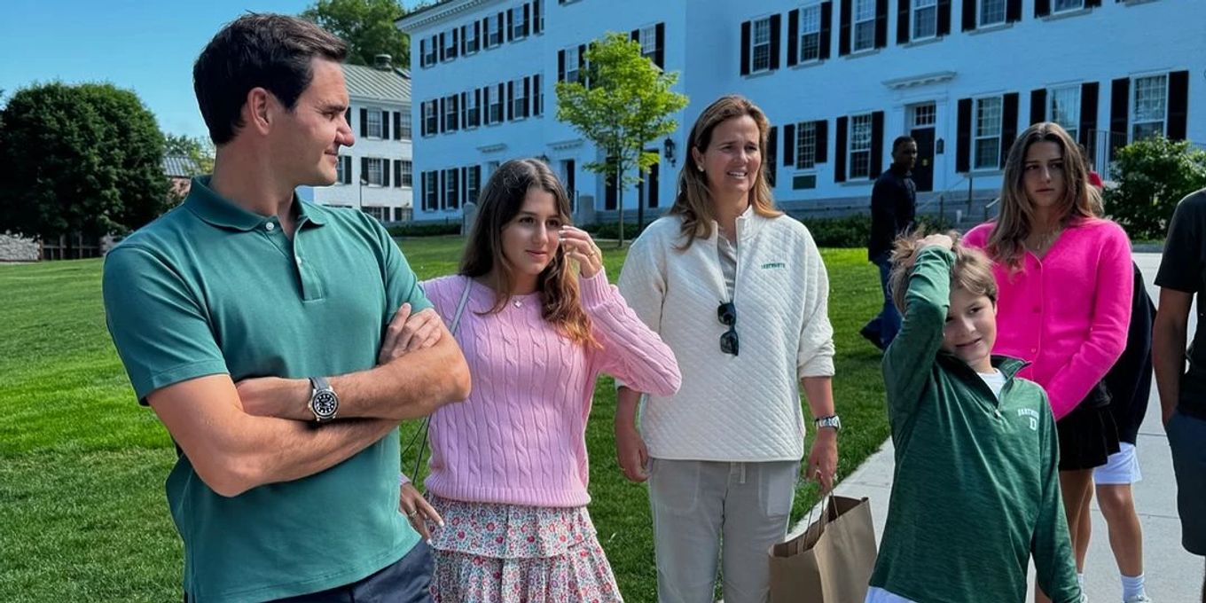 Roger Federer Zwillinge sind gross geworden | Nau.ch