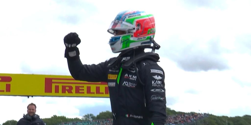 Formel 2: Erster F2-Sieg für Mercedes-Star Antonelli in Silverstone