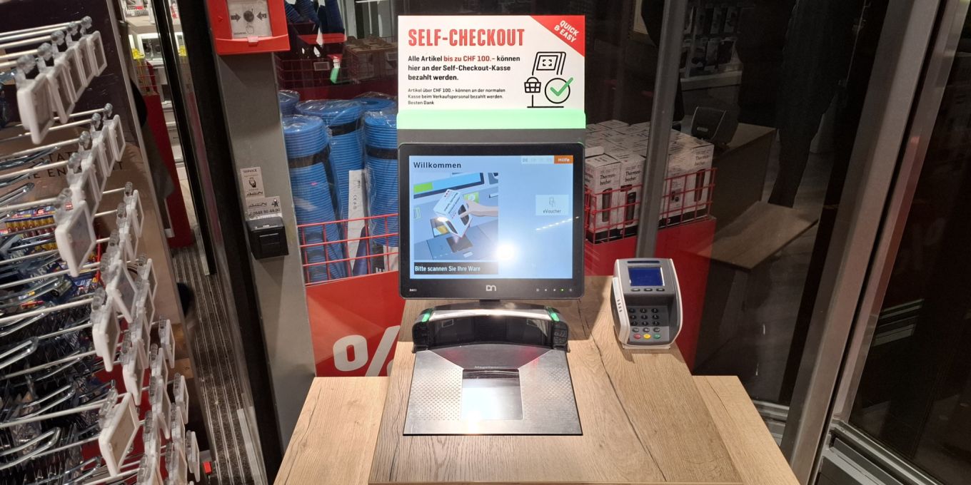 Nur bis 100 Fr.! Interdiscount hat jetzt Self-Checkout mit Limite | Nau.ch