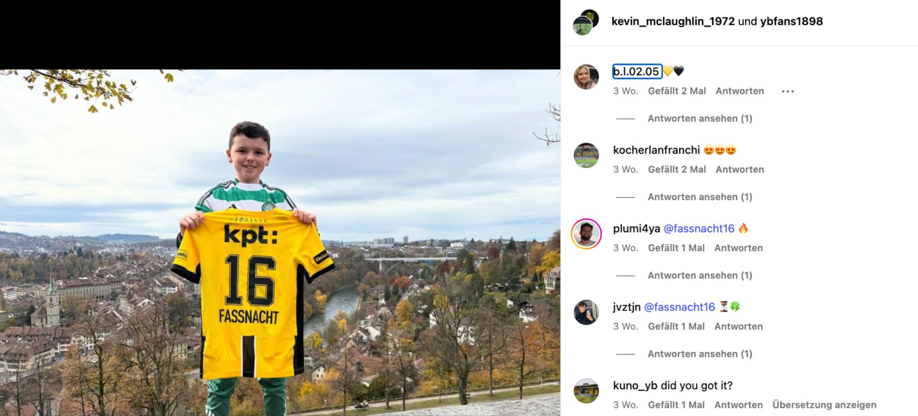 BSC Young Boys: Schottischer Superfan auch heute auch im Stadion | Nau.ch