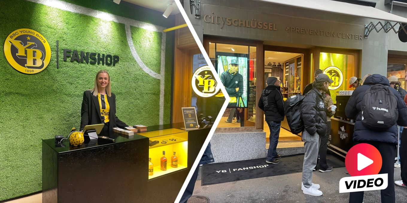 YB: So schön ist der neue Fanshop am Zytglogge | Nau.ch