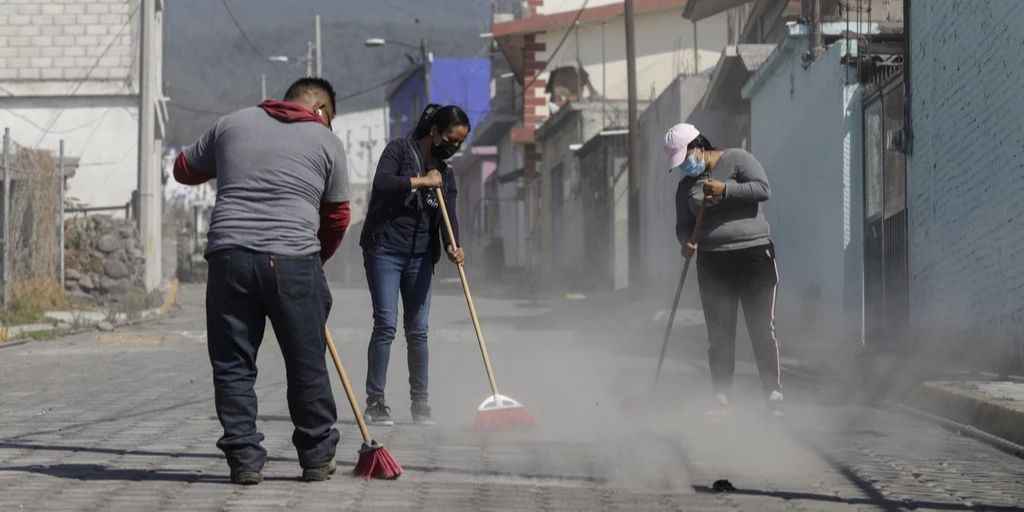 Ascheregen rund um Vulkan: Etwa 900 Schulen in Mexiko geschlossen