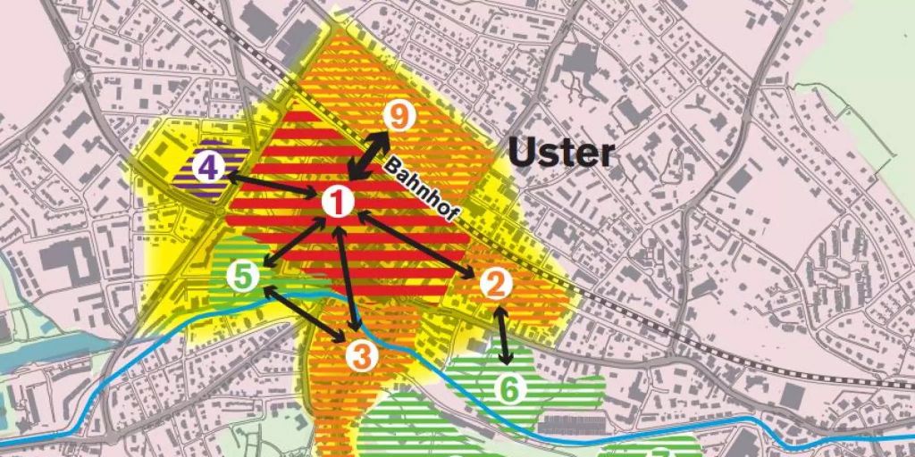 Uster will einen attraktiven und belebten Stadtkern