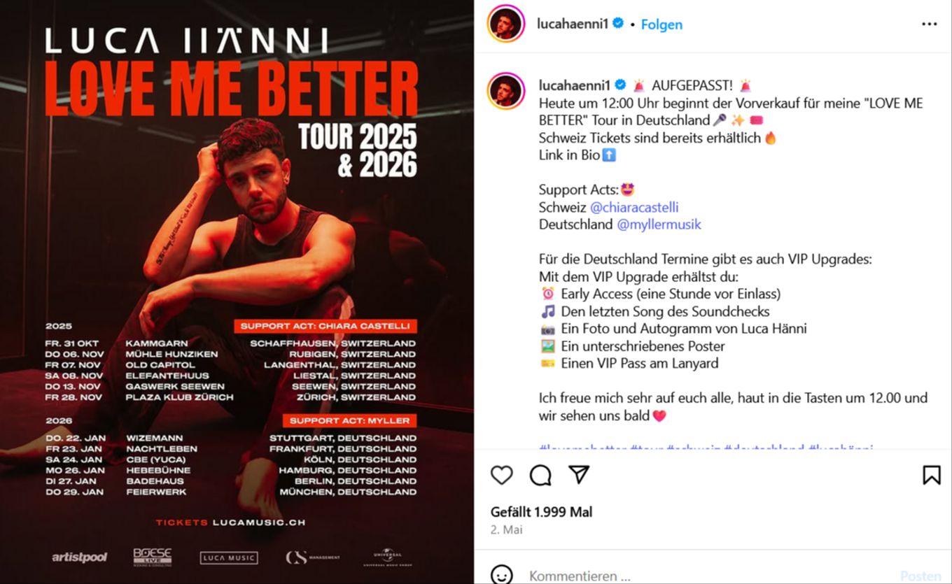 Luca Hänni veröffentlicht neue Single | Nau.ch