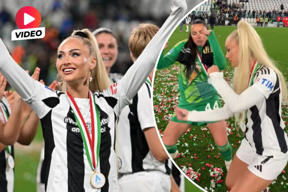 Alisha Lehmann und Viola Calligaris sind mit den Juve-Frauen Meister ...