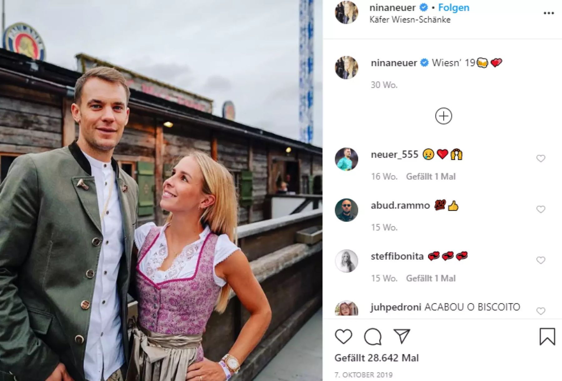 Manuel Neuer: Seine Ex Nina zeigt ihre neue Liebe | Nau.ch