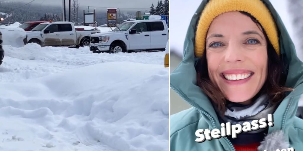 SRF: Mona Vetsch kämpft in Kanada mit Schneemassen