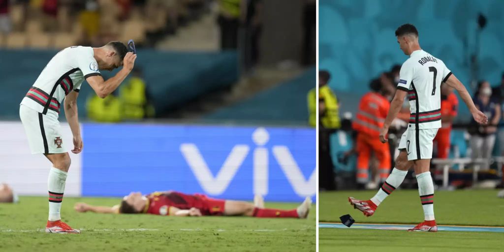 Euro 2020: Ronaldo wirft Captain-Binde auf Boden und wird kritisiert