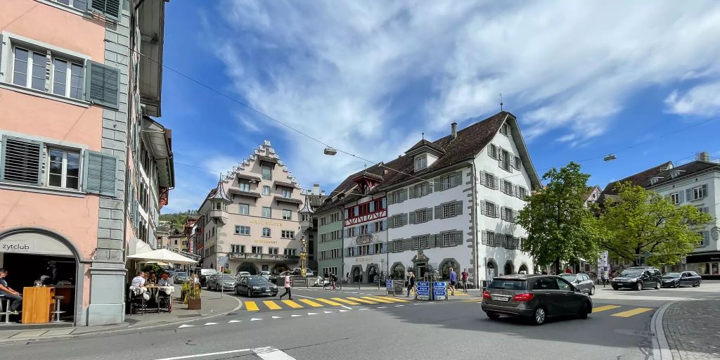 Die General-Guisan-Strasse in Zug wird wieder geöffnet