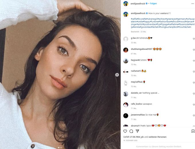 Schlagerstar Emilija Wellrock verliert im Krieg ihren Papa | Nau.ch