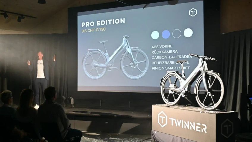 «Twinner»: Ein neues Hightech-Velo für Pendler