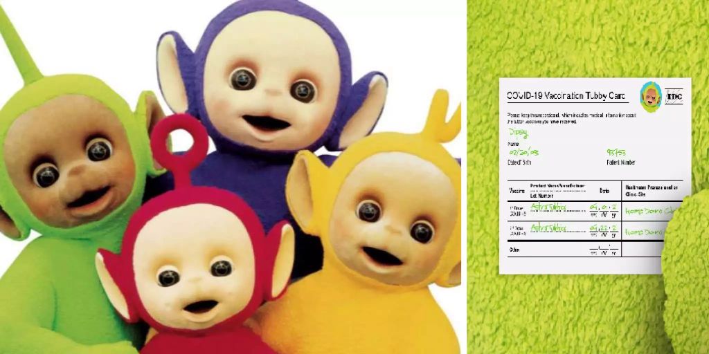 Die Teletubbies sind nun gegen Corona geimpft