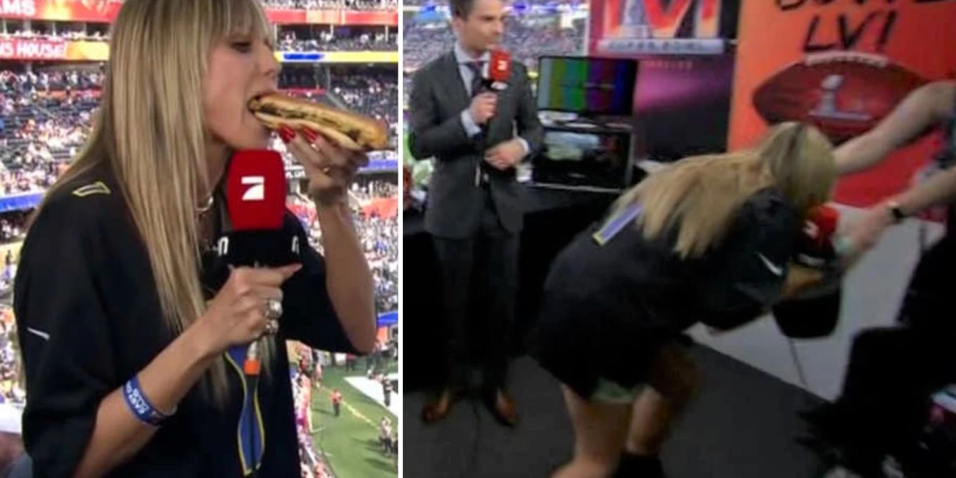 Ekel-Moment: Hier spuckt Heidi Klum ihren Hot Dog raus! | Nau.ch