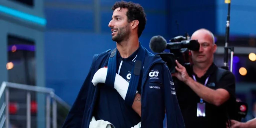 Ricciardo bricht sich bei Trainings-Crash die Hand